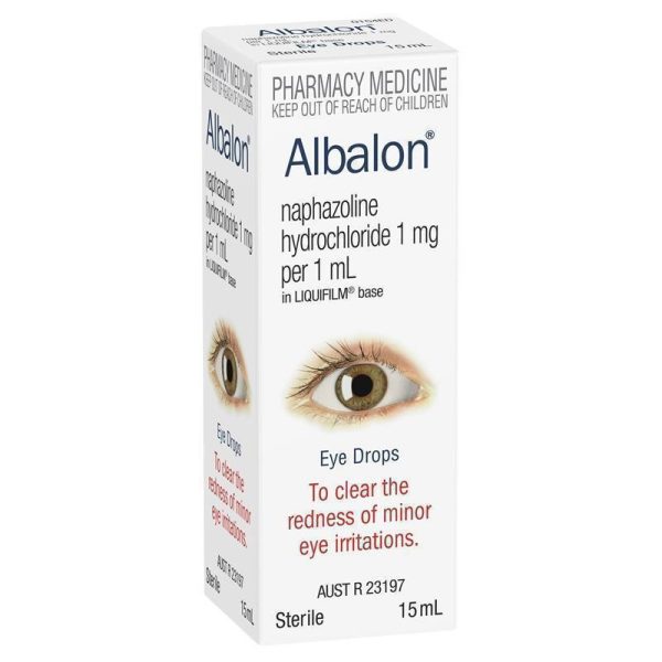 Albalon Eye Drops 15mL Clear Red Eyes for Minor Irritations – Doncaster ...