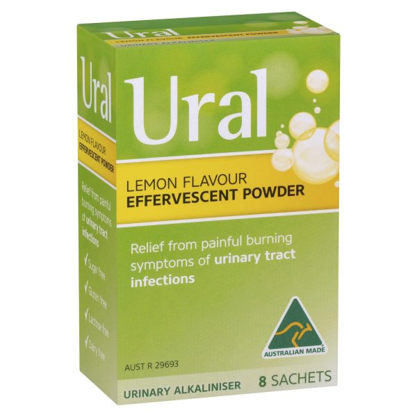 Ural Effervescent Powder Lemon 8 Sachets – Doncaster Pharmacy