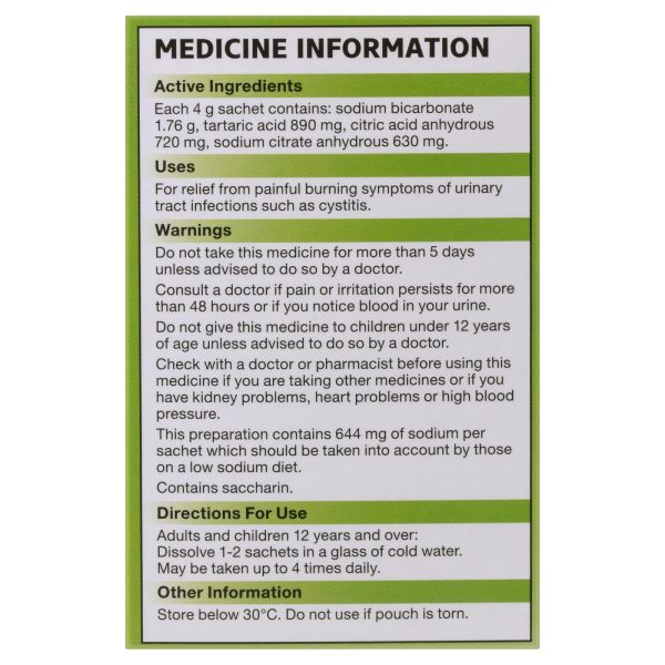 Ural Effervescent Powder Lemon 8 Sachets – Doncaster Pharmacy