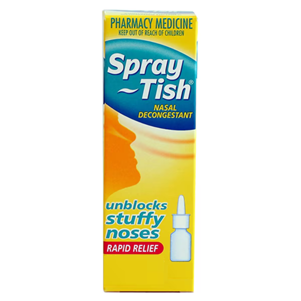 Spray Tish Nasal Mist Spray 10ml Tramazoline Decongestant Nasal Spray ...